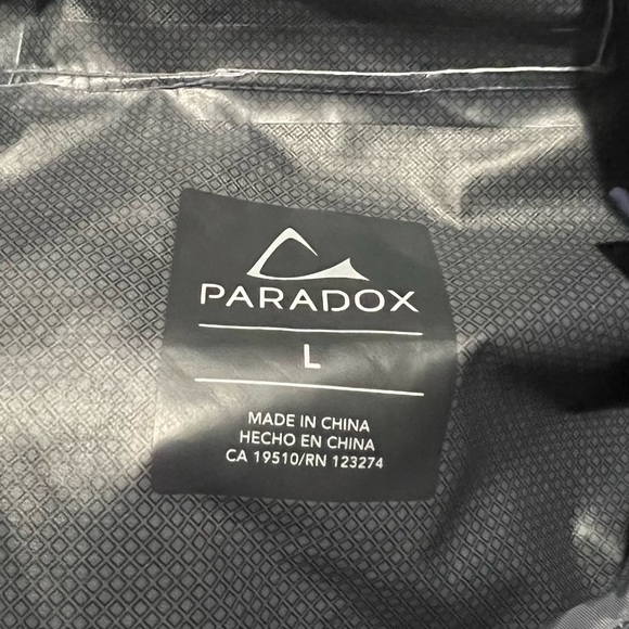Paradox | Jackets & Coats | Paradox Rain Shell Windbreaker Full Zip ...